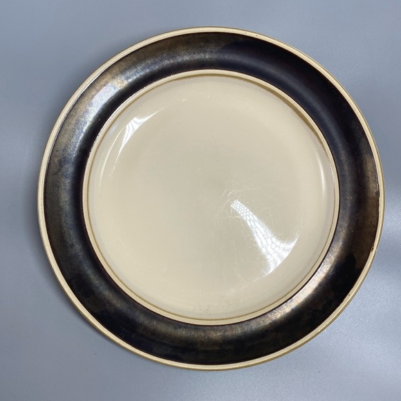 Pier 1 | Dining | Pier Cream And Black Dinner Plates Set Of 3 | Poshmark
